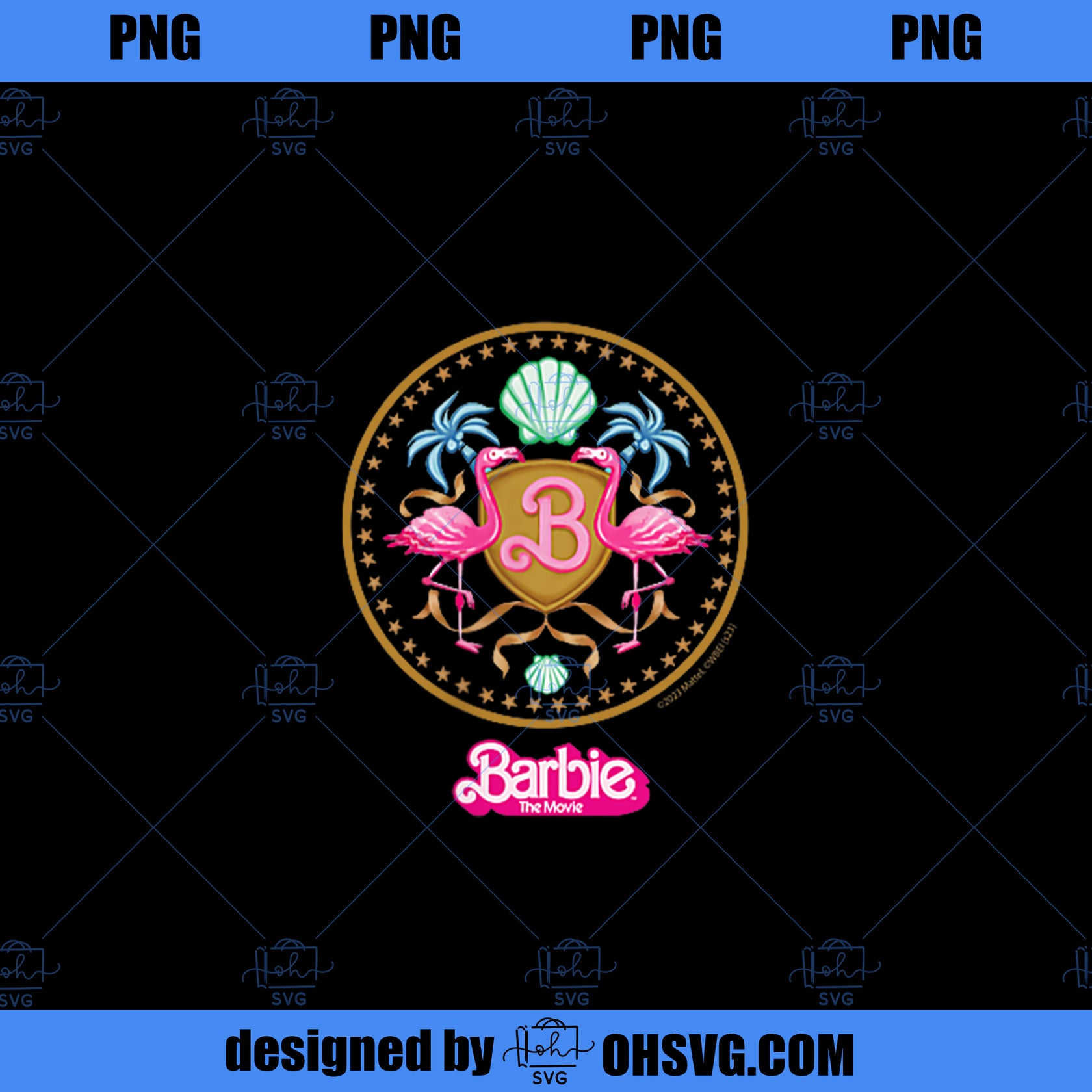 Barbie The Movie Crest PNG, Movies PNG, Barbie PNG – ohsvg