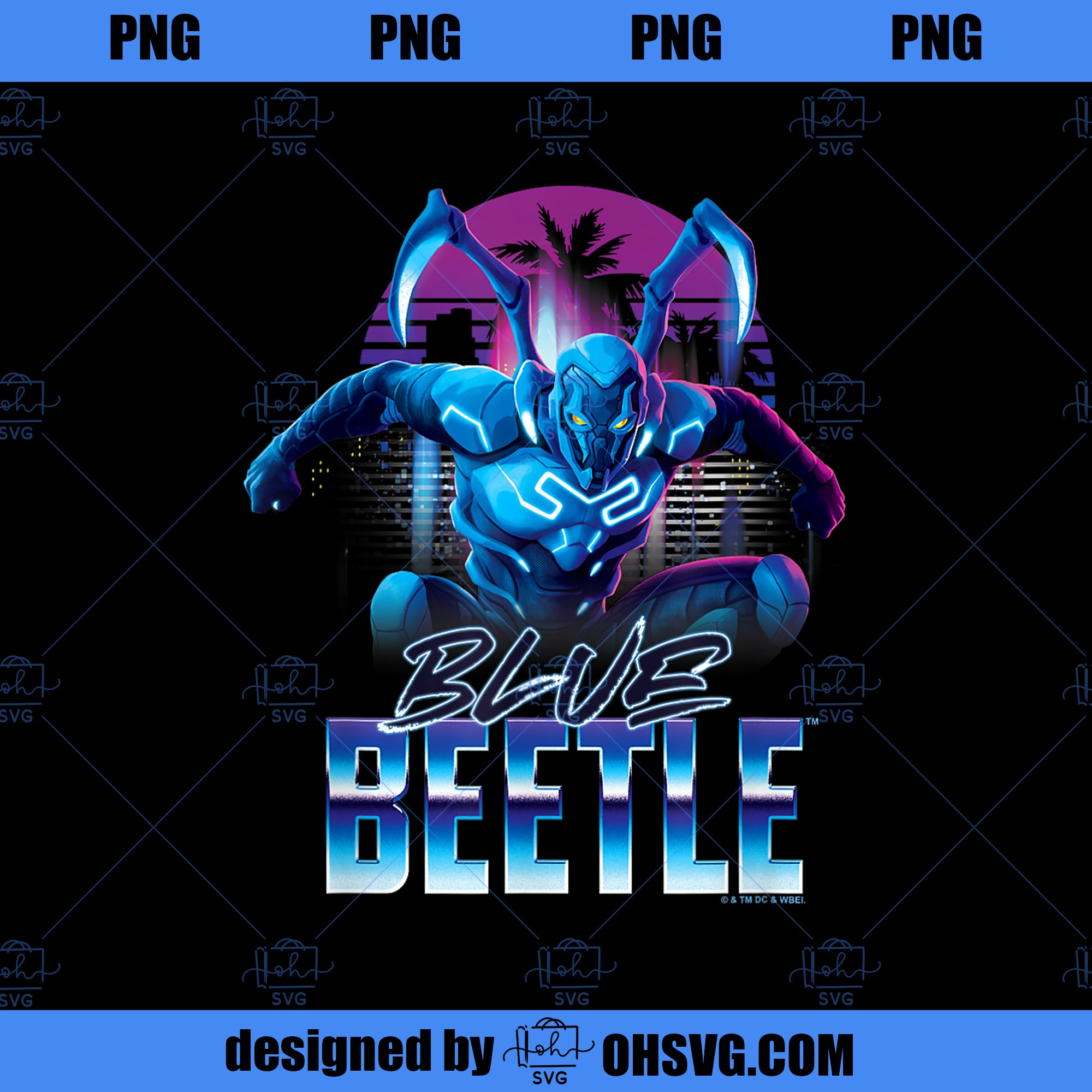 Blue Beetle Movie City Protector PNG, Movies PNG, Blue Beetle PNG – ohsvg