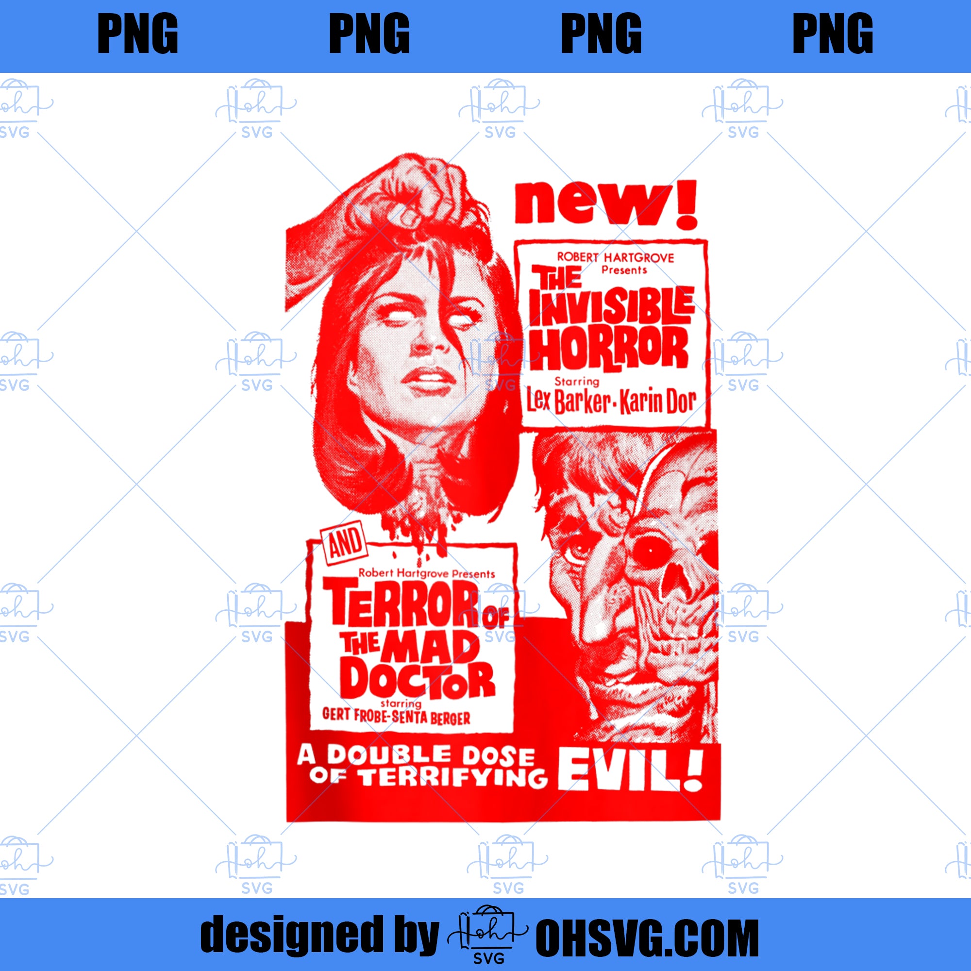 Classic Halloween Monster Poster Horror Movie 1 PNG, Movies PNG, Monst ...