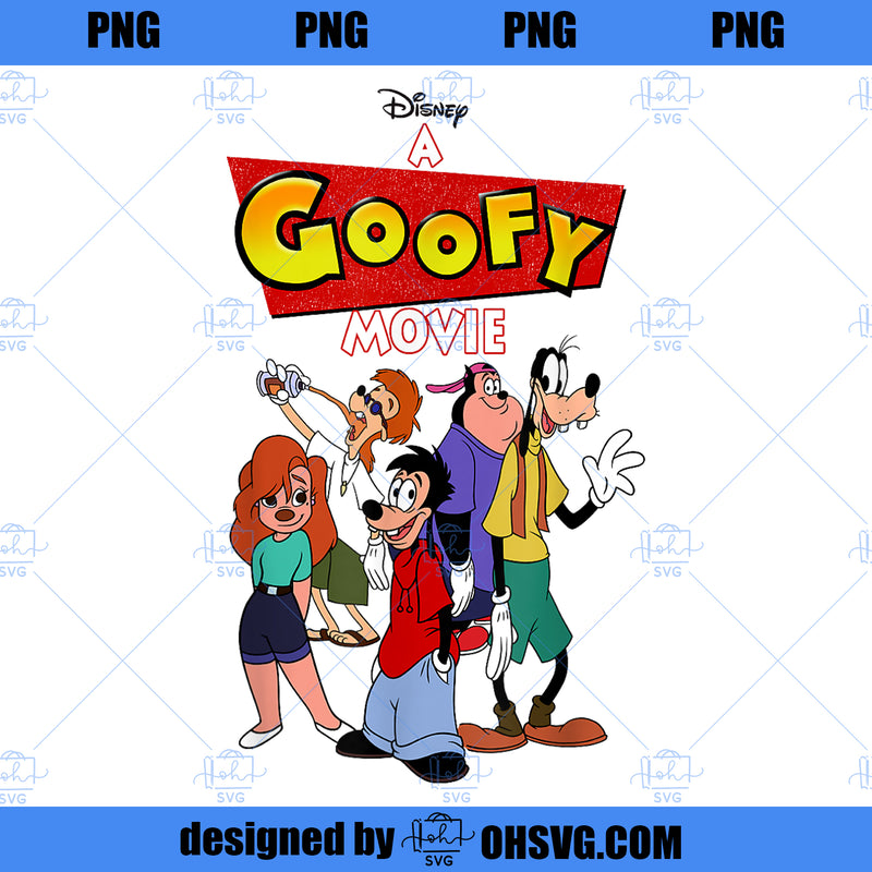 Disney A Goofy Movie Group Shot Logo PNG, Movies PNG, Disney A Goofy P ...