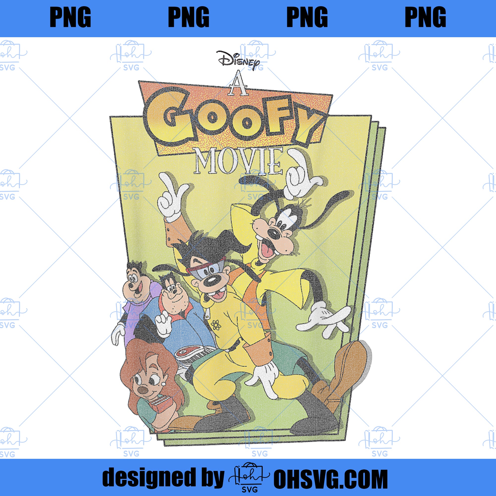 Disney A Goofy Movie Max Powerline Dance Logo PNG, Movies PNG, Disney ...