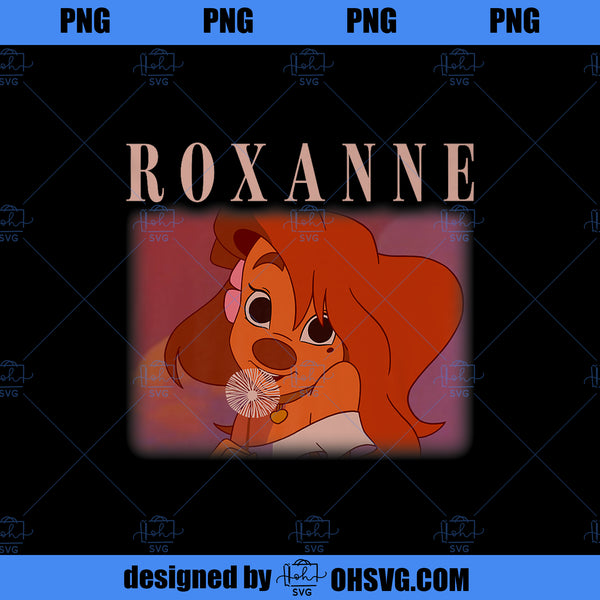Disney A Goofy Movie Roxanne Vintage Valentine Portrait Premium PNG, M ...