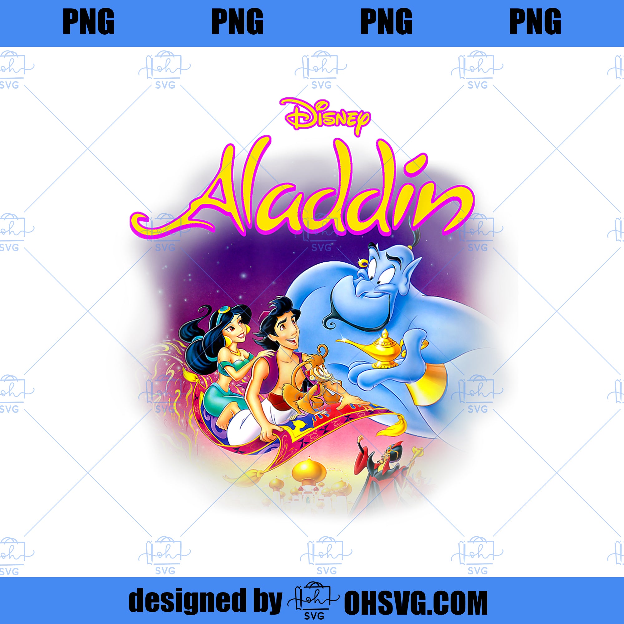 Disney Aladdin Faded Classic Movie Poster PNG, Movies PNG, Disney Alad ...