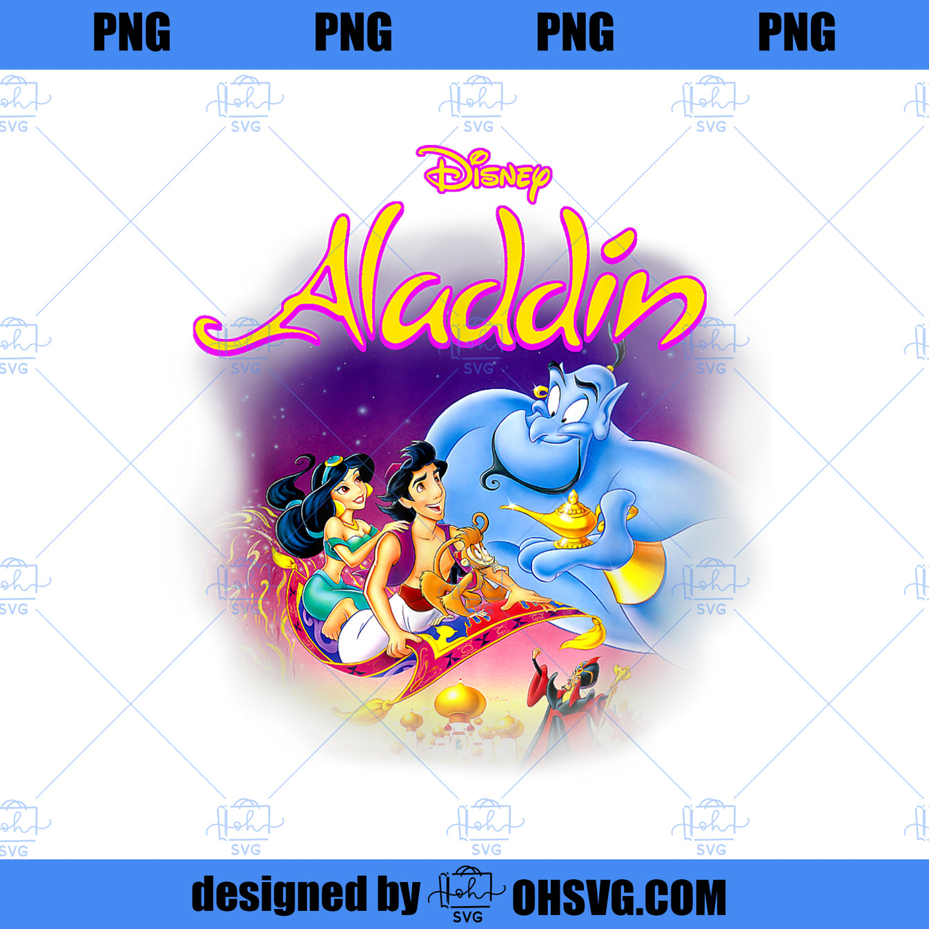 Disney Aladdin Faded Classic Movie Poster PNG, Movies PNG, Disney Alad ...