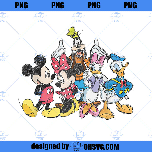 Disney Mickey Mouse and Friends PNG, Disney PNG, Mickey Friends PNG – ohsvg