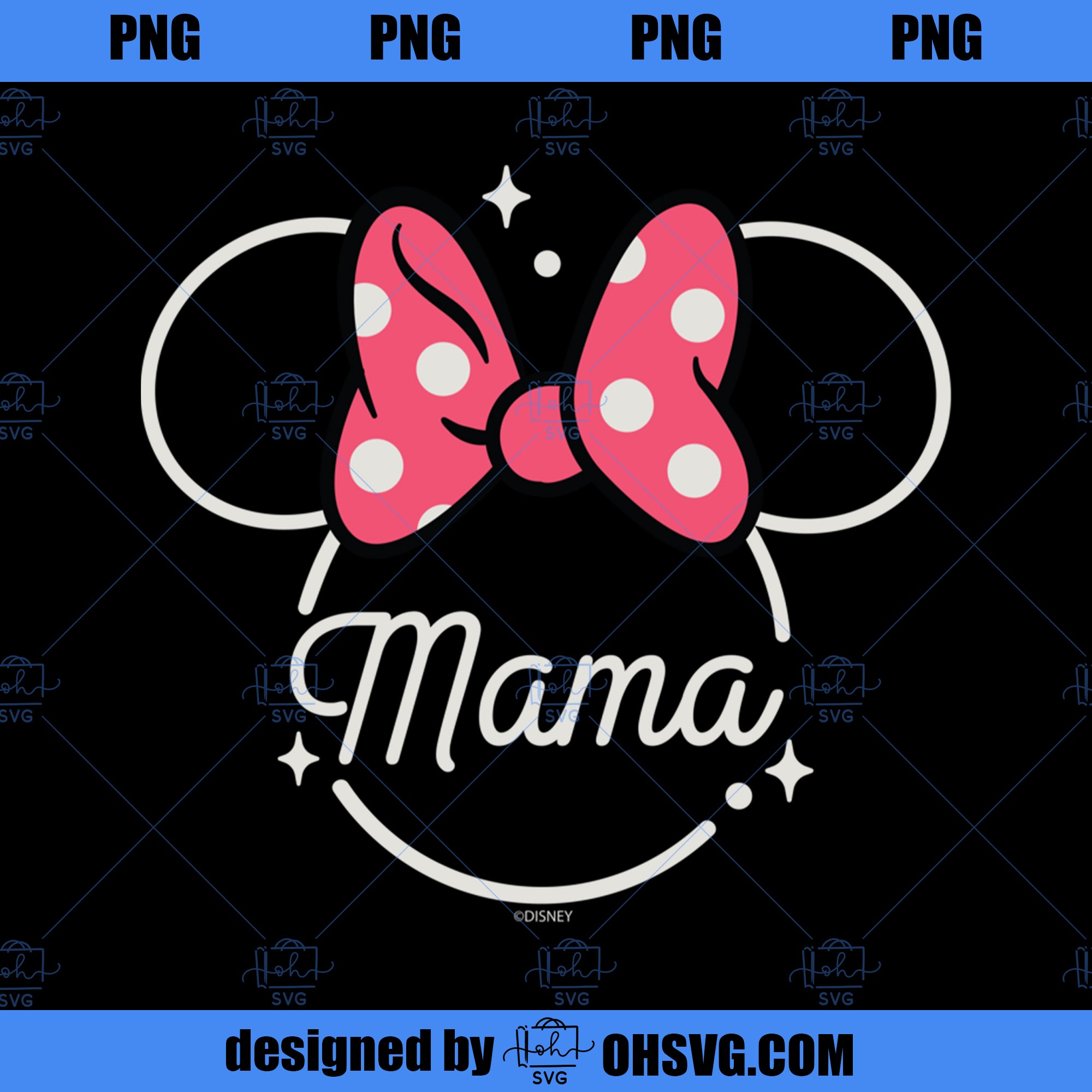 Disney Minnie Mouse Mama Head Icon Magic Motheru2019s Day PNG, Disney ...