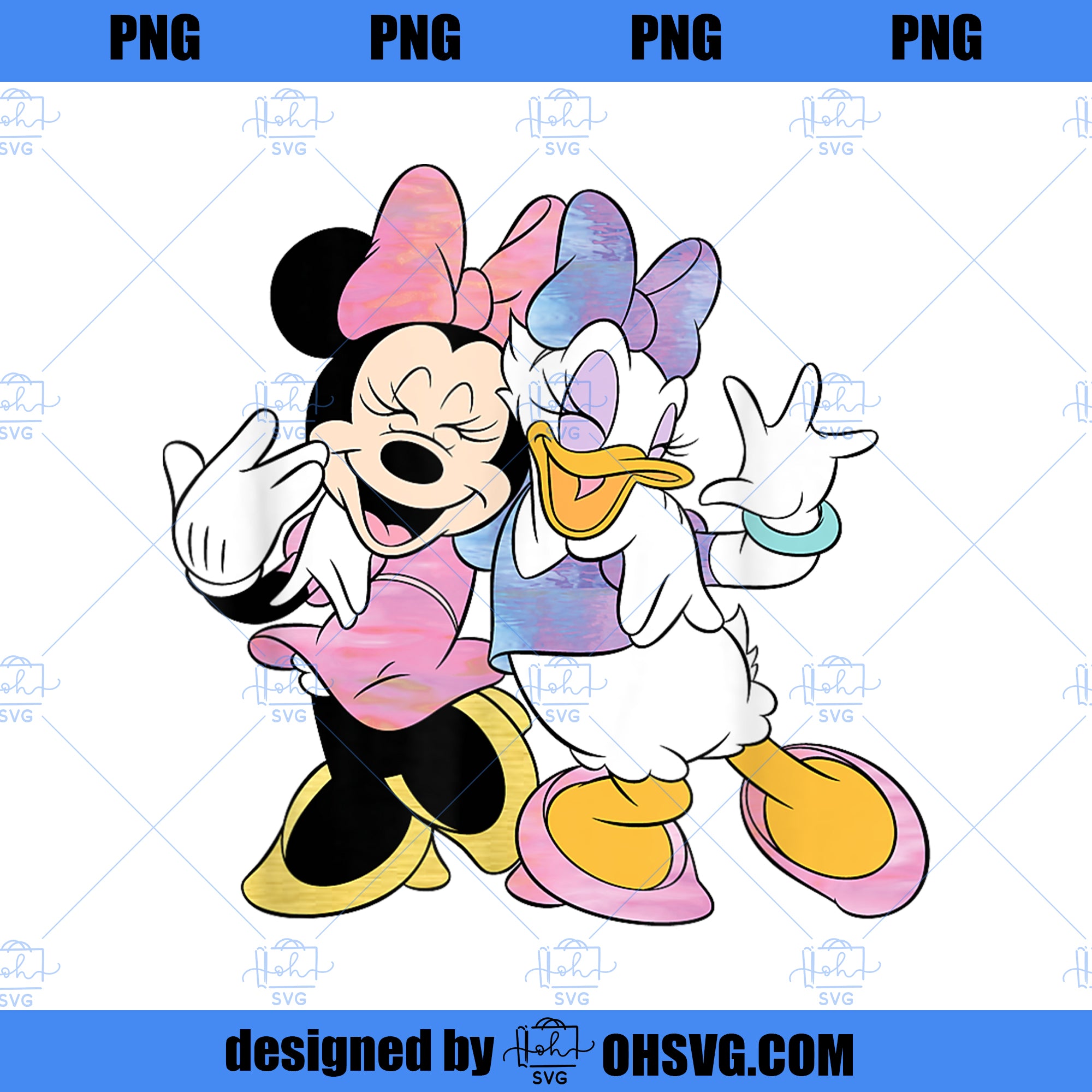 Disney Minnie Mouse and Daisy Duck Best Friends PNG, Disney PNG, Micke ...