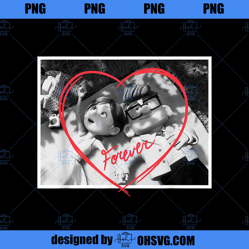 Disney PIXAR UP Carl and Ellie Forever Heart PNG, Disney PNG, Disney P ...