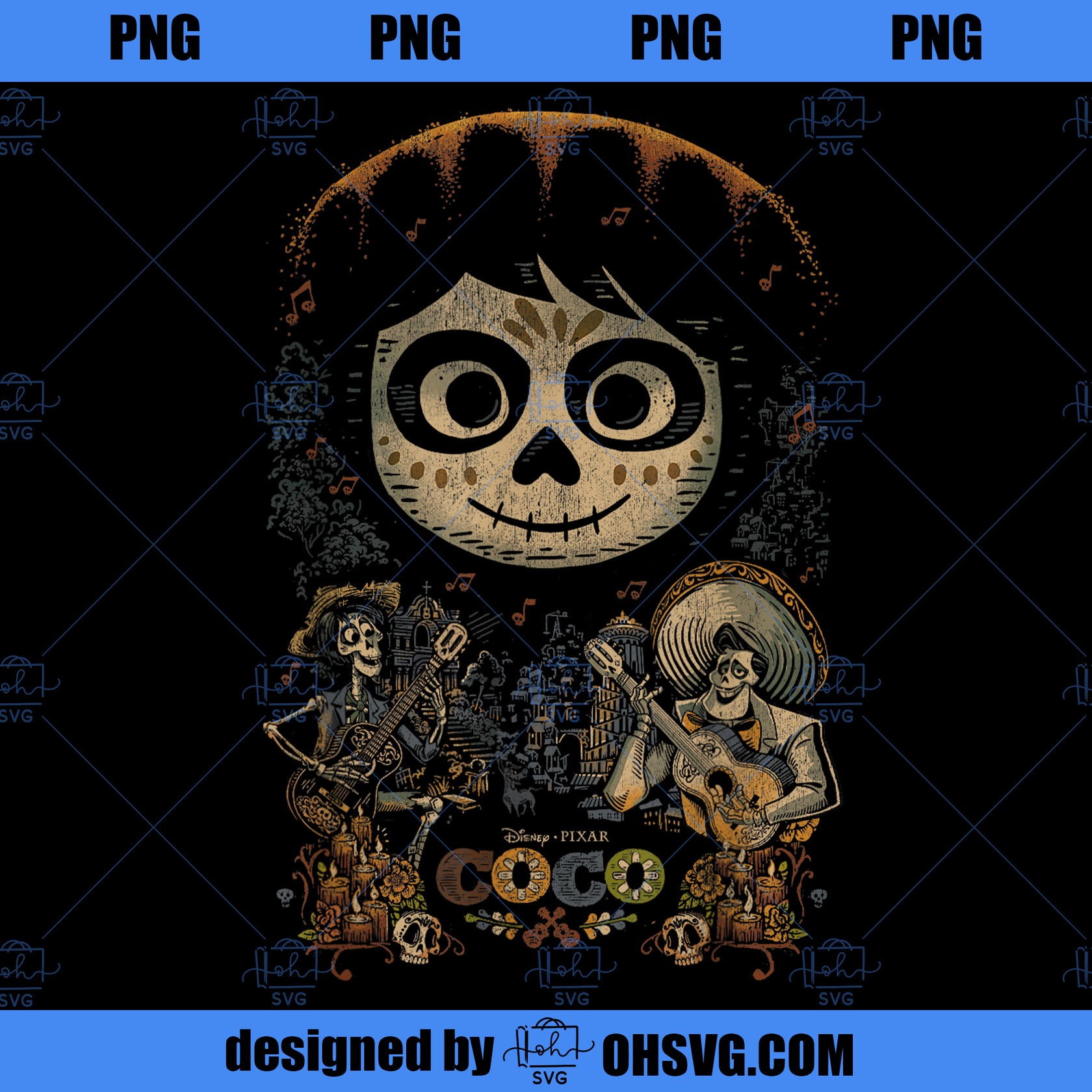 Disney Pixar Coco Miguel Musical Scene Graphic PNG, Disney PNG, Pixar ...