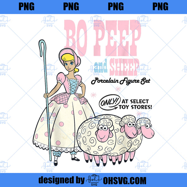 Disney Pixar Toy Story 4 Bo Peep and Sheep Advertisement PNG, Disney P ...