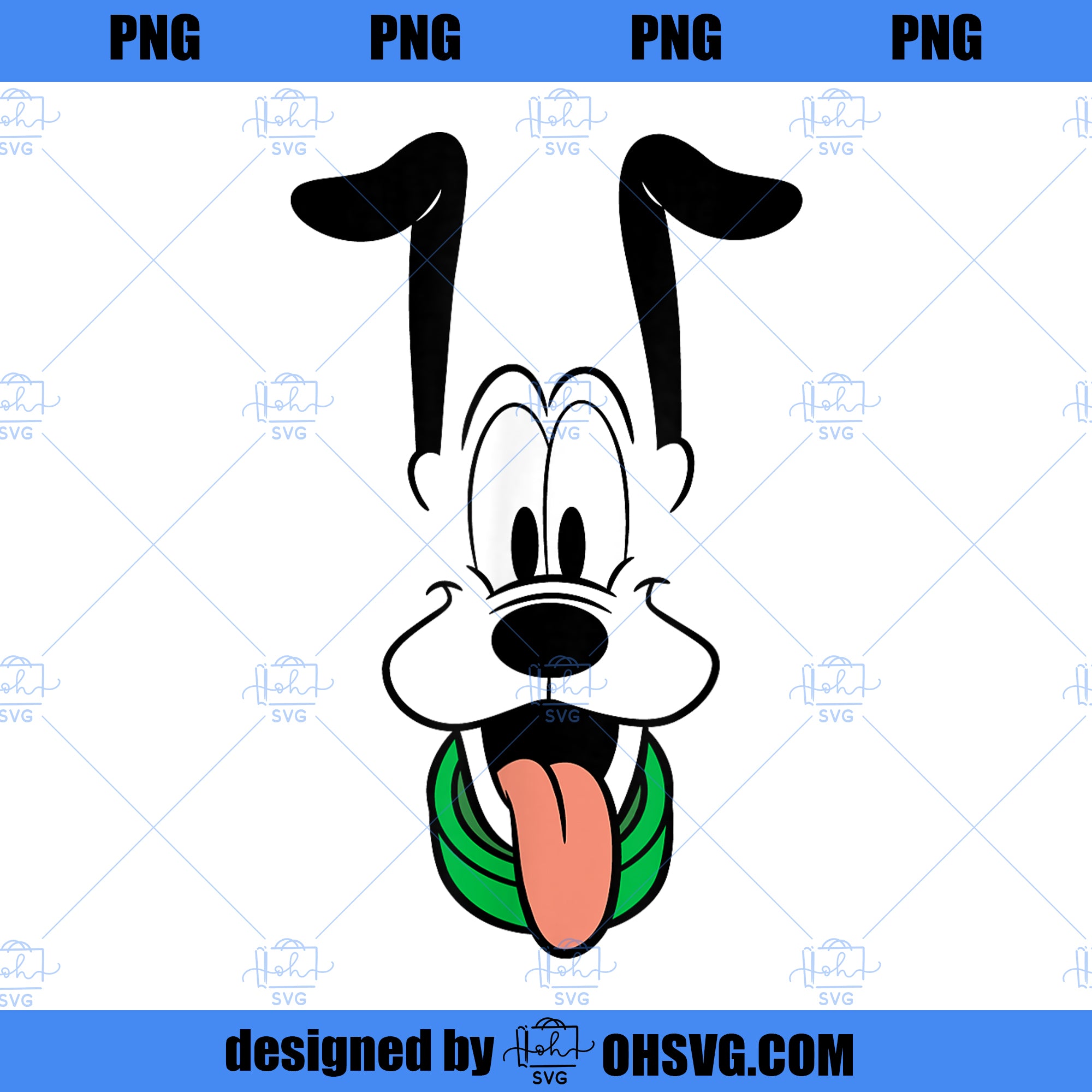 Disney Pluto Big Face Ears Up PNG, Disney PNG, Disney Pixar PNG – ohsvg