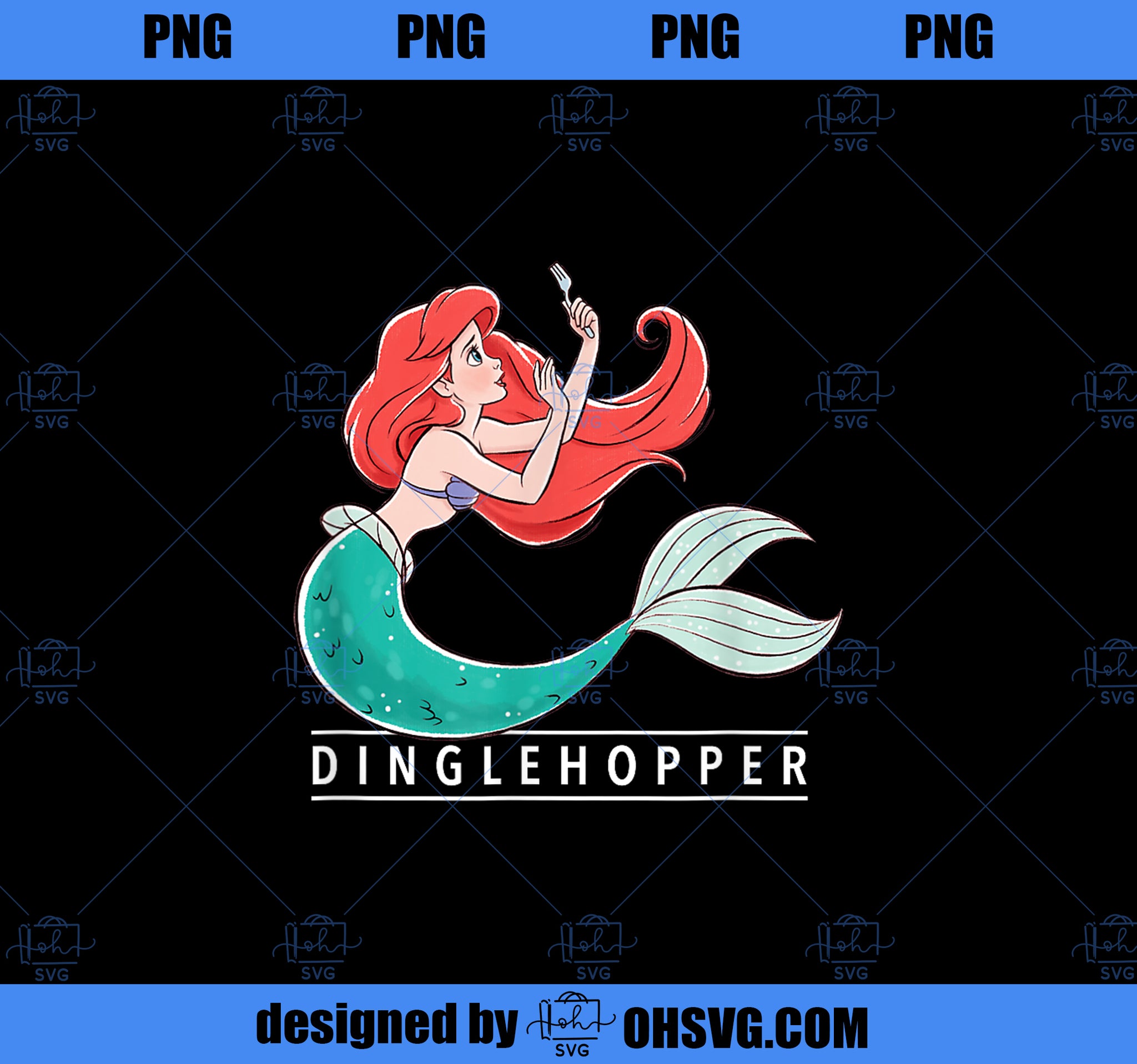 Disney Princess Ariel Dinglehopper PNG, Disney PNG, Princess PNG – ohsvg