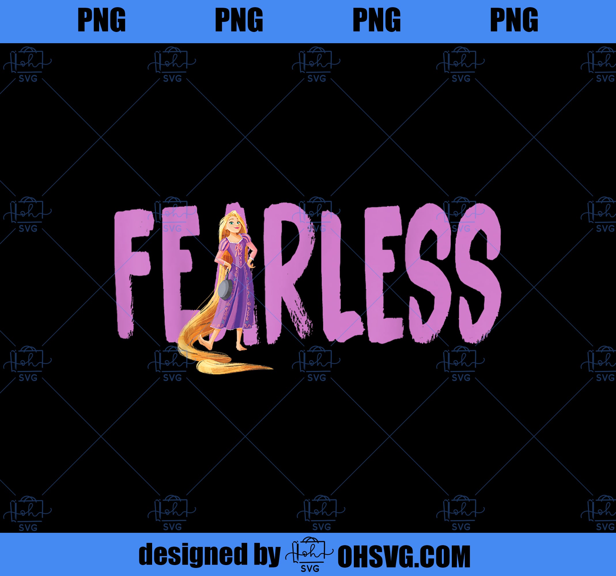 Disney Princess Rapunzel Fearless PNG, Disney PNG, Princess PNG – ohsvg