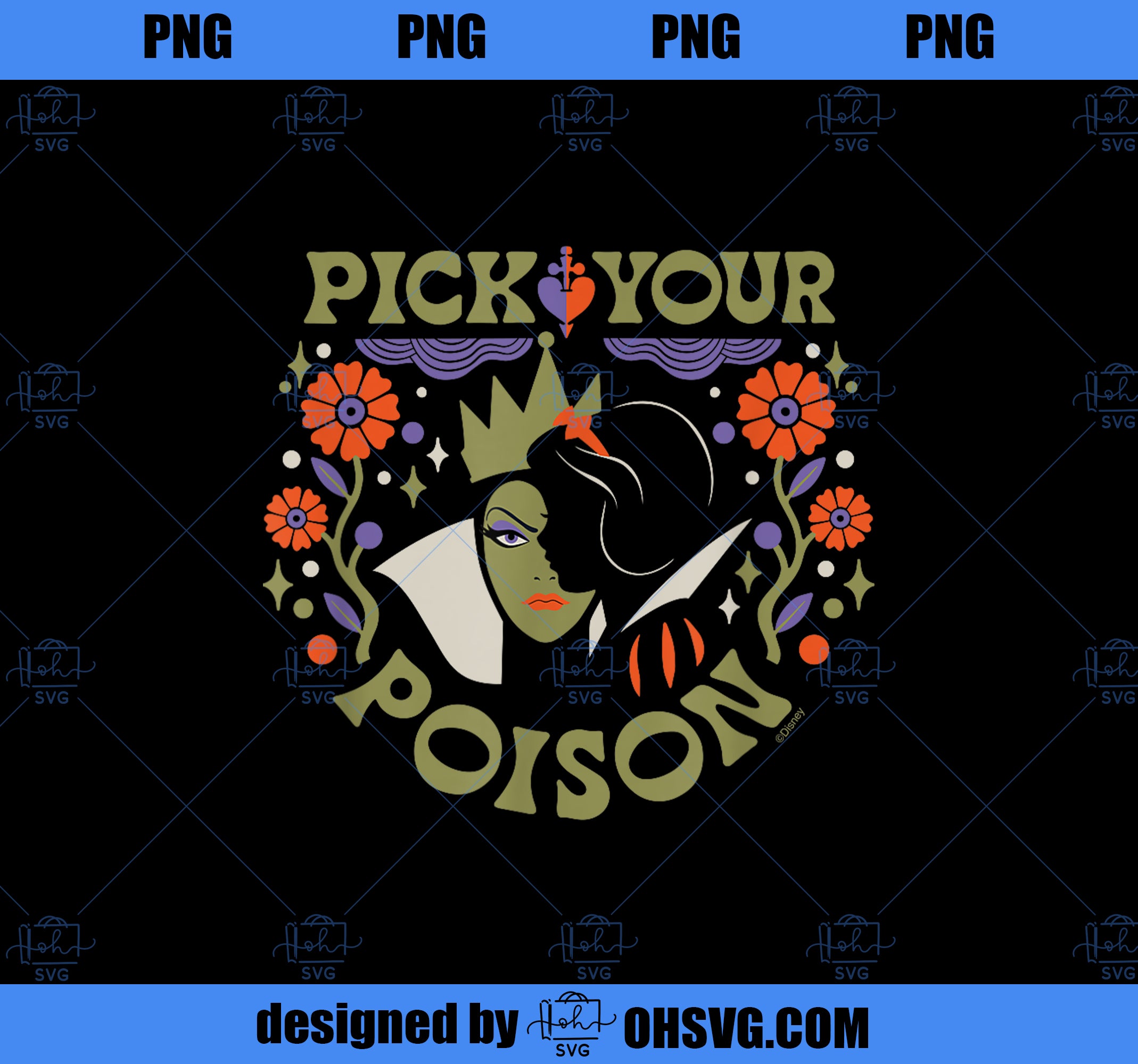 Disney Princess Snow White and Evil Queen Pick Your Poison PNG, Disney ...