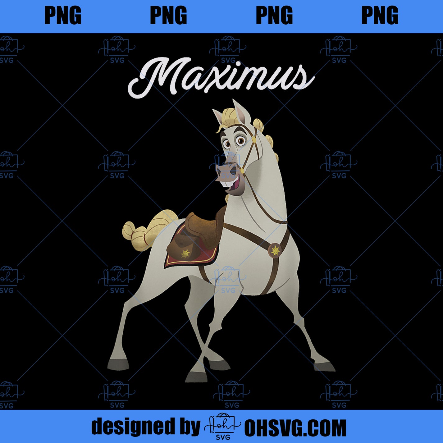 Disney Tangled Maximus Best Horse Pose PNG, Disney PNG, Tangled Maximu ...