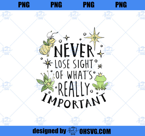 Disney The Princess & The Frog Never Lose Sight Text PNG, Disney PNG ...