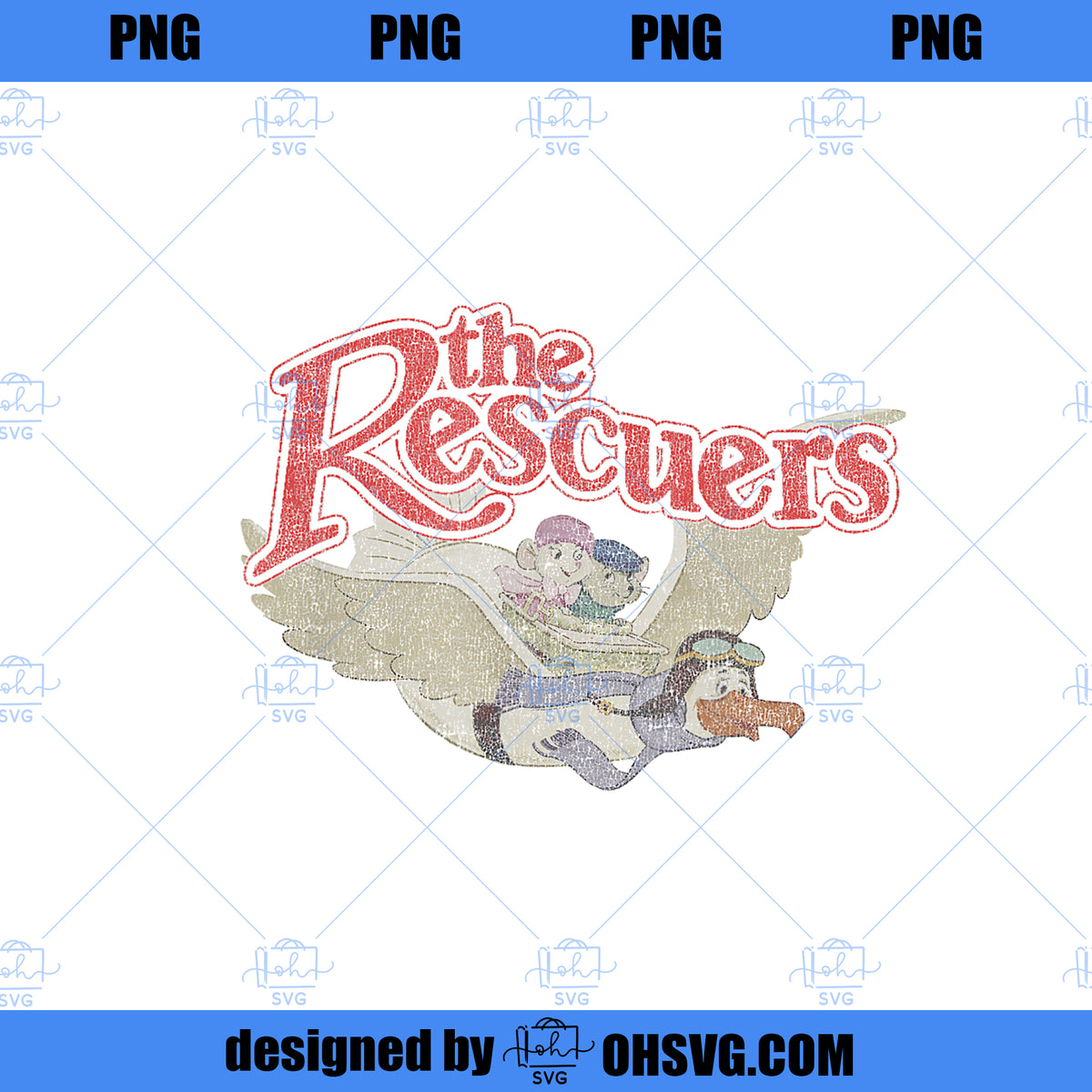 Disney The Rescuers Down Under Group Shot Movie Logo PNG Download, Mov ...