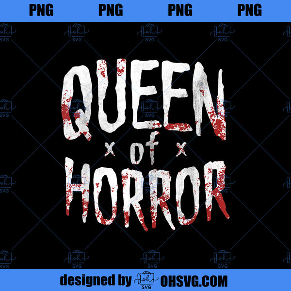 Funny Horror Movie Fan Gift Halloween Horror Queen PNG Download, Movie ...