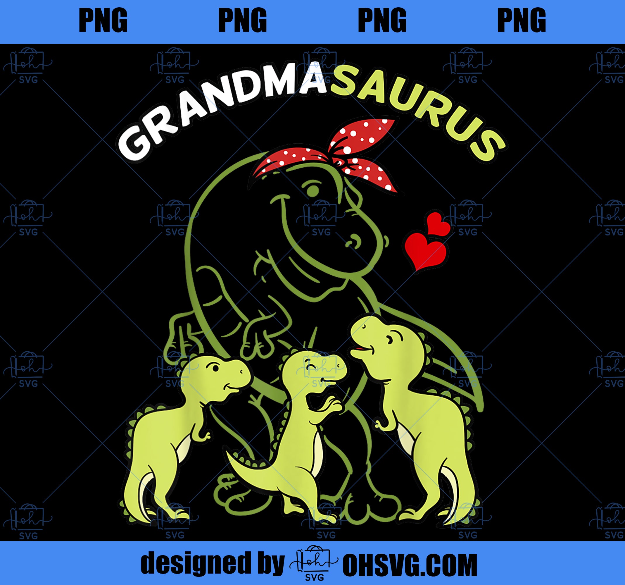 Grandmasaurus Grandma Tyrannosaurus Dinosaur Mother_s Day PNG, Mom PNG ...