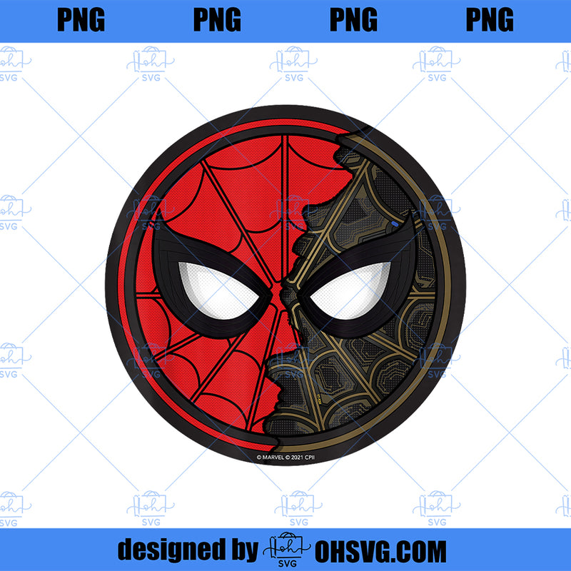 Marvel SpiderMan No Way Home Dual Spidey Mask PNG, Marvel PNG, Green G ...