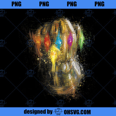 Marvel Avengers Endgame Gauntlet Painting Premium Premium PNG, Marvel ...