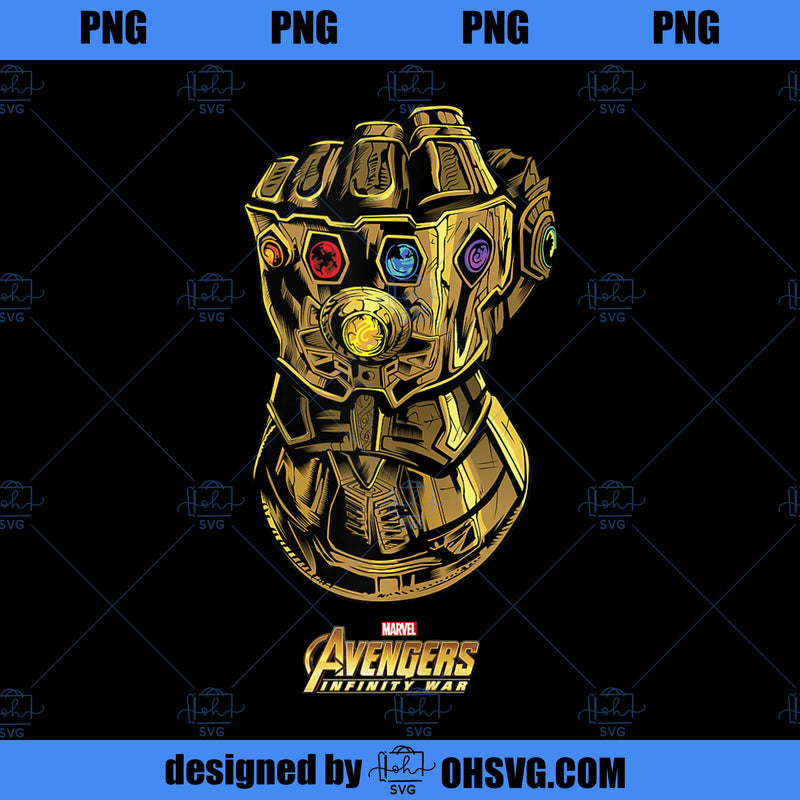 Marvel Avengers Infinity War Infinity Gauntlet Sketch PNG, Marvel PNG ...
