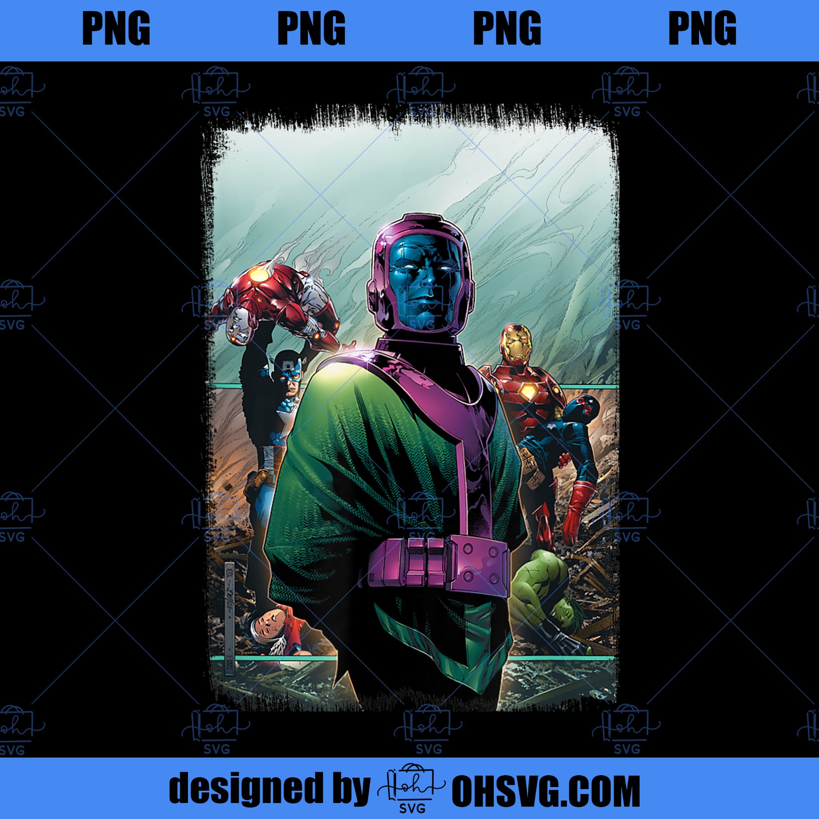 Marvel Avengers Kang the Conqueror Young Avengers #4 Cover PNG, Marvel ...