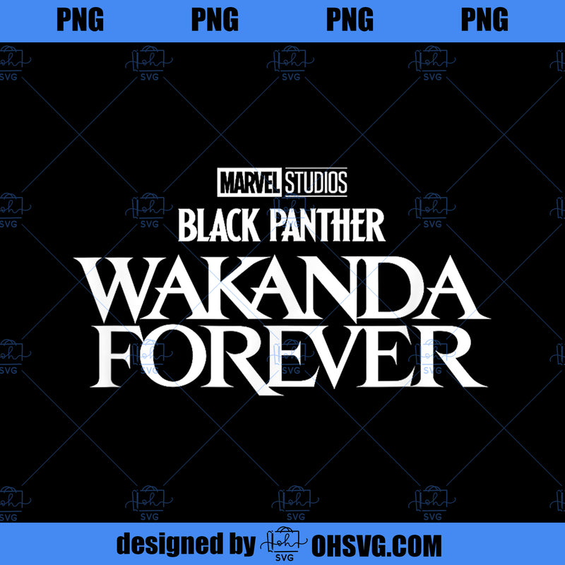 Marvel Black Panther Wakanda Forever Simple Movie Logo PNG, Marvel PNG ...