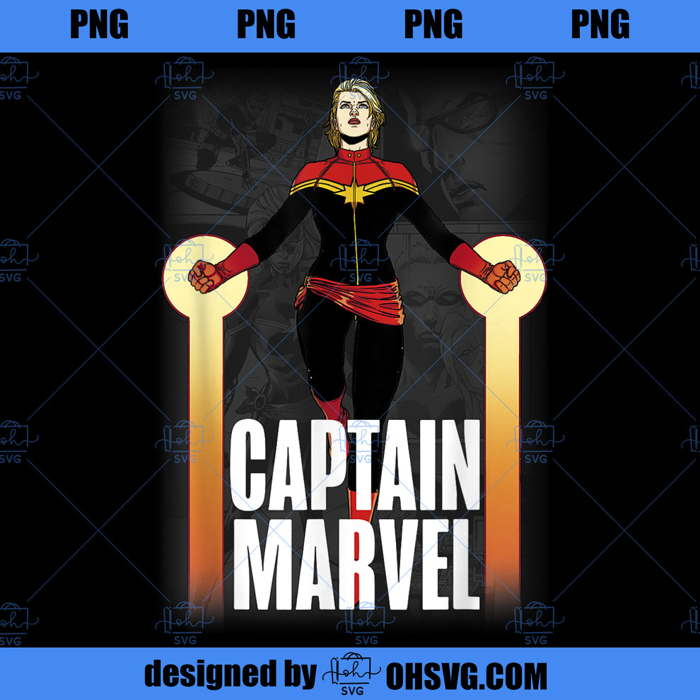 Marvel Captain Marvel She s Going To The Top Graphic PNG, Marvel PNG ...