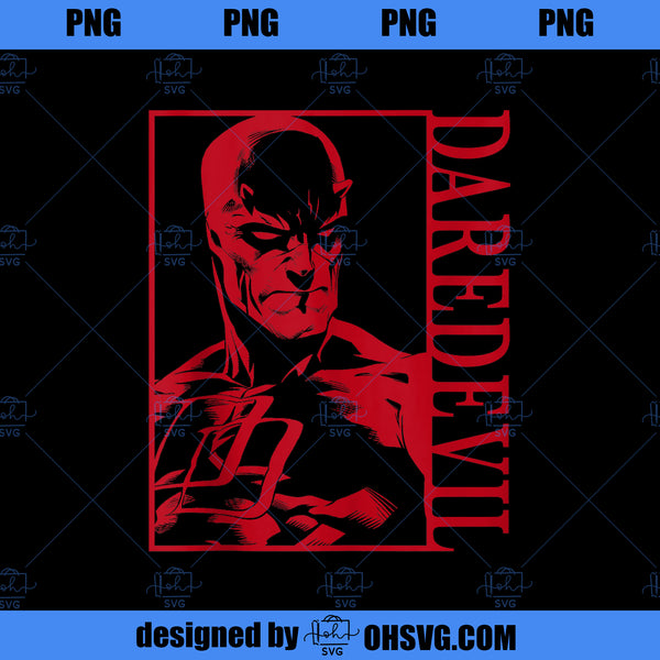 Marvel Daredevil Dark Tonal Poster PNG, Marvel PNG, Daredevil PNG – ohsvg