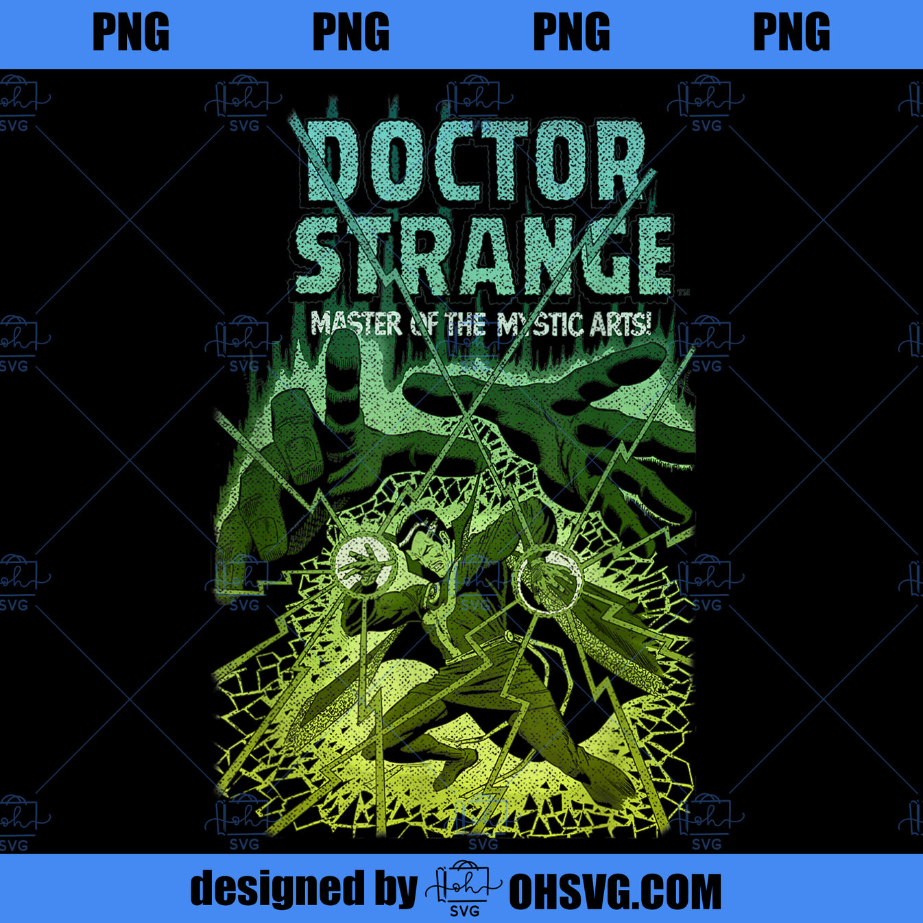 Marvel Doctor Strange Classic Retro Comic Mystic Art PNG, Marvel PNG ...