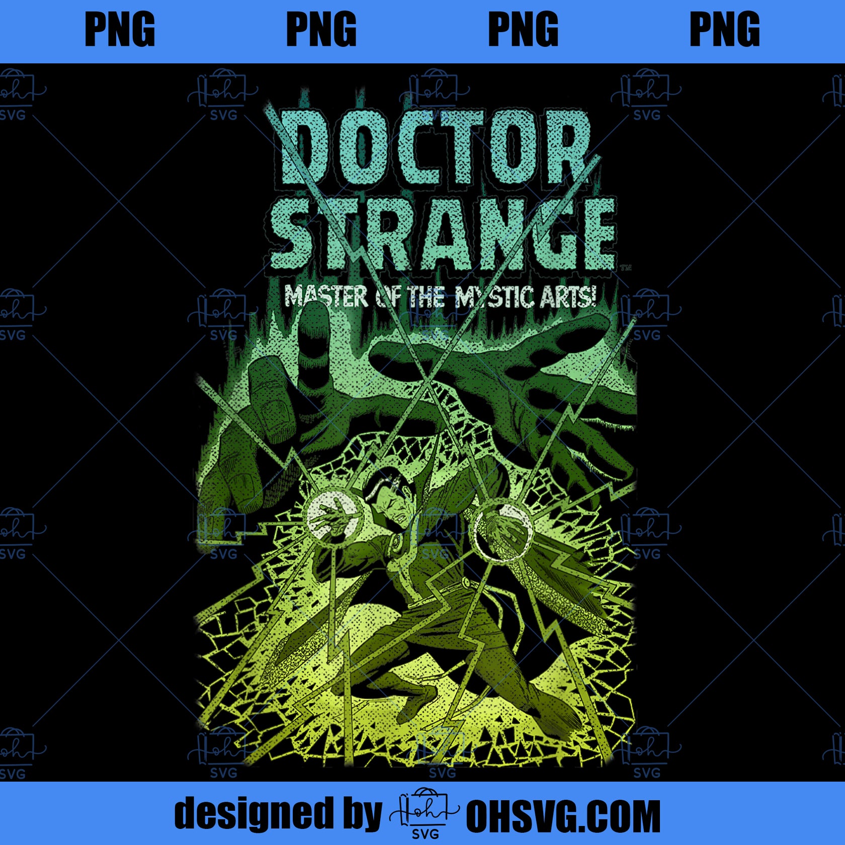 Marvel Doctor Strange Classic Retro Comic Mystic Art PNG, Marvel PNG ...
