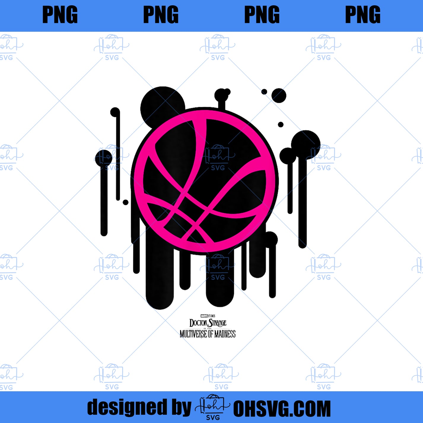 Marvel Doctor Strange In The Multiverse Of Madness Drip Logo PNG, Marv ...