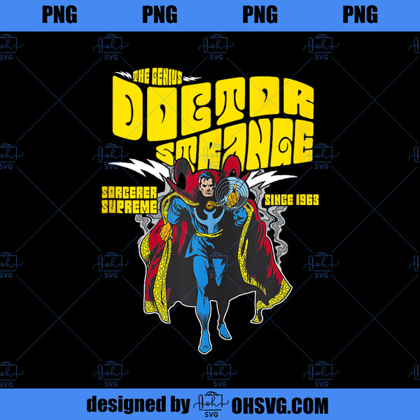 Marvel Doctor Strange Sorcerer Supreme Since 1963 Portrait PNG, Marvel ...