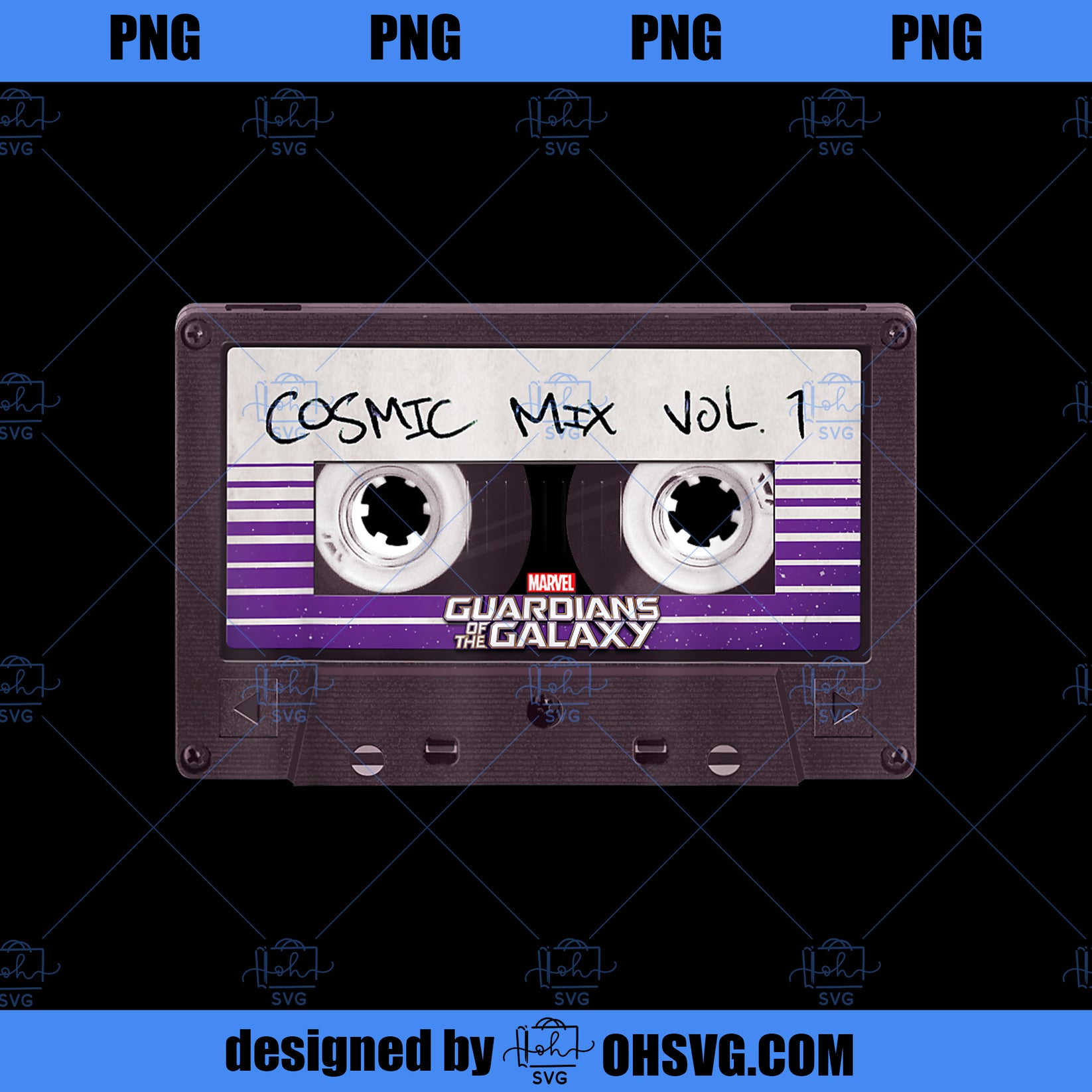 Marvel Guardians of the Galaxy Cosmic Mix Vol 1 Tape Logo PNG, Marvel ...