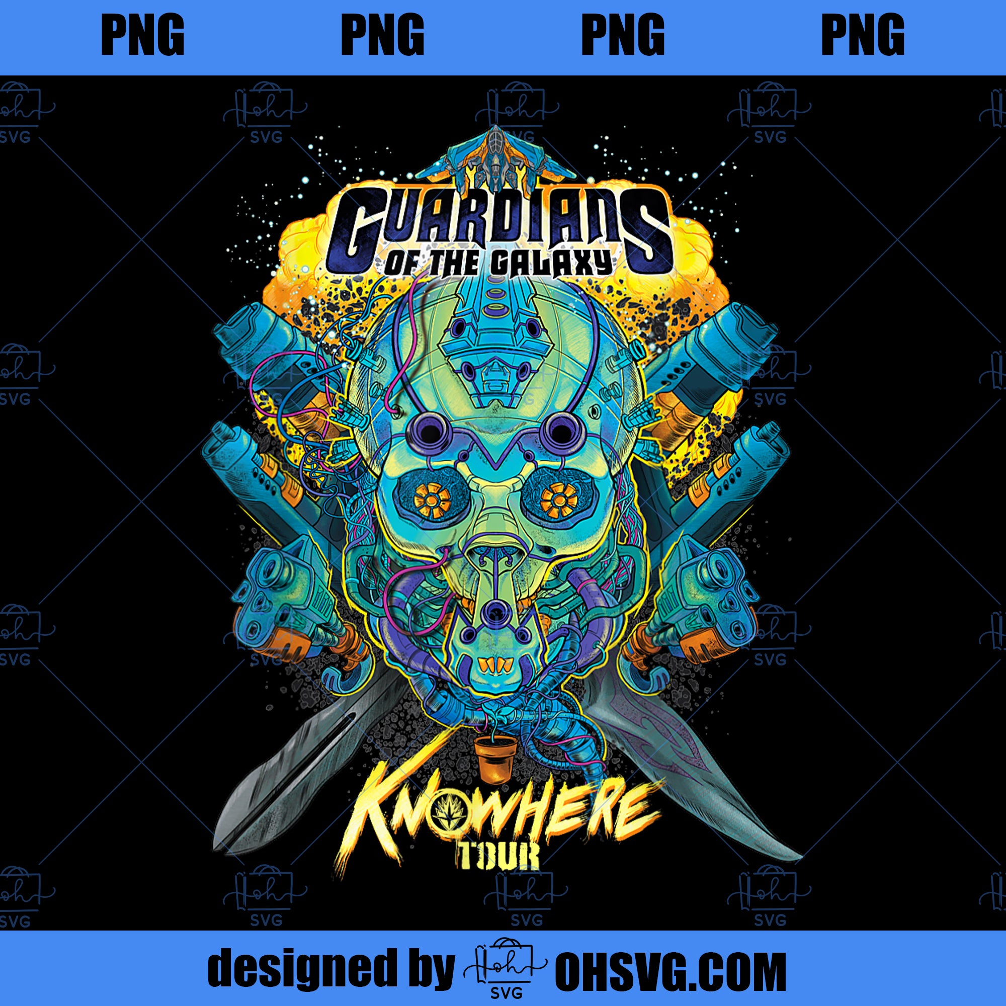 Marvel Guardians of the Galaxy Knowhere Tour PNG, Marvel PNG, Marvel G ...