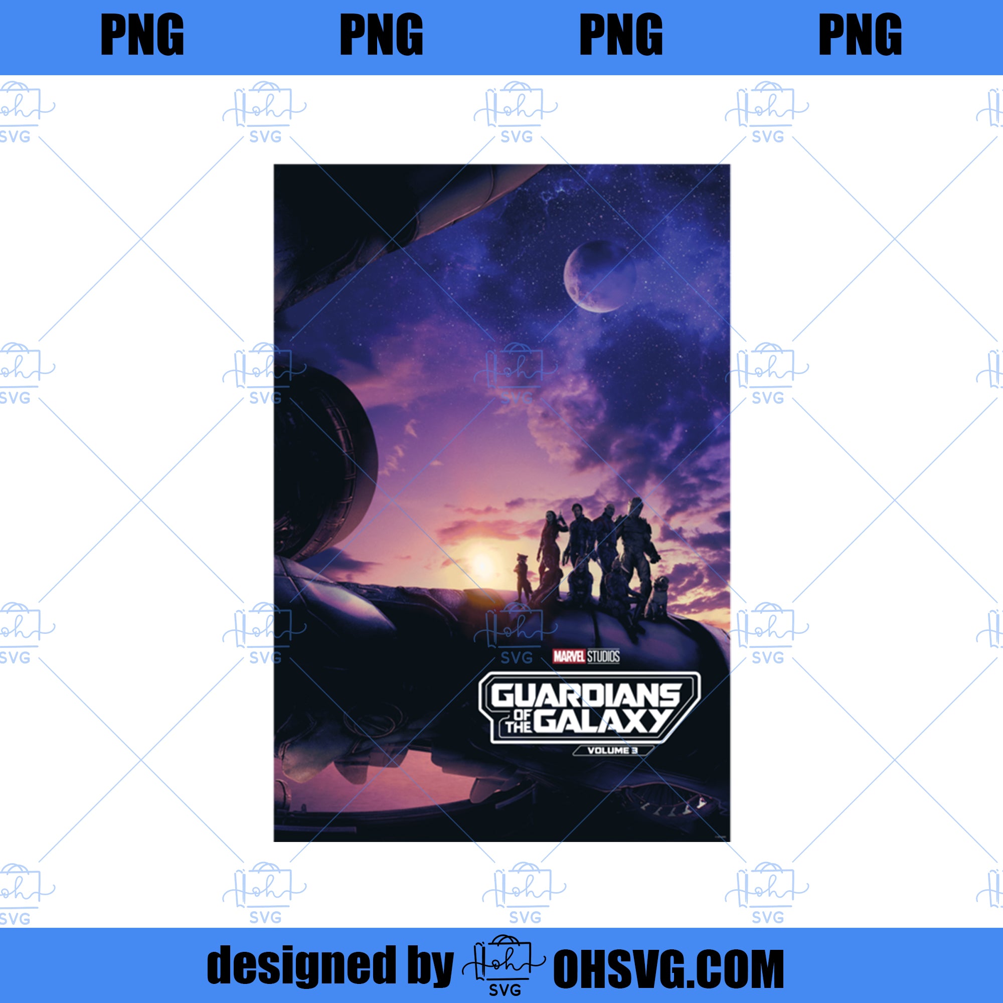 Marvel Guardians of the Galaxy Volume 3 Movie Poster Logo PNG, Marvel ...