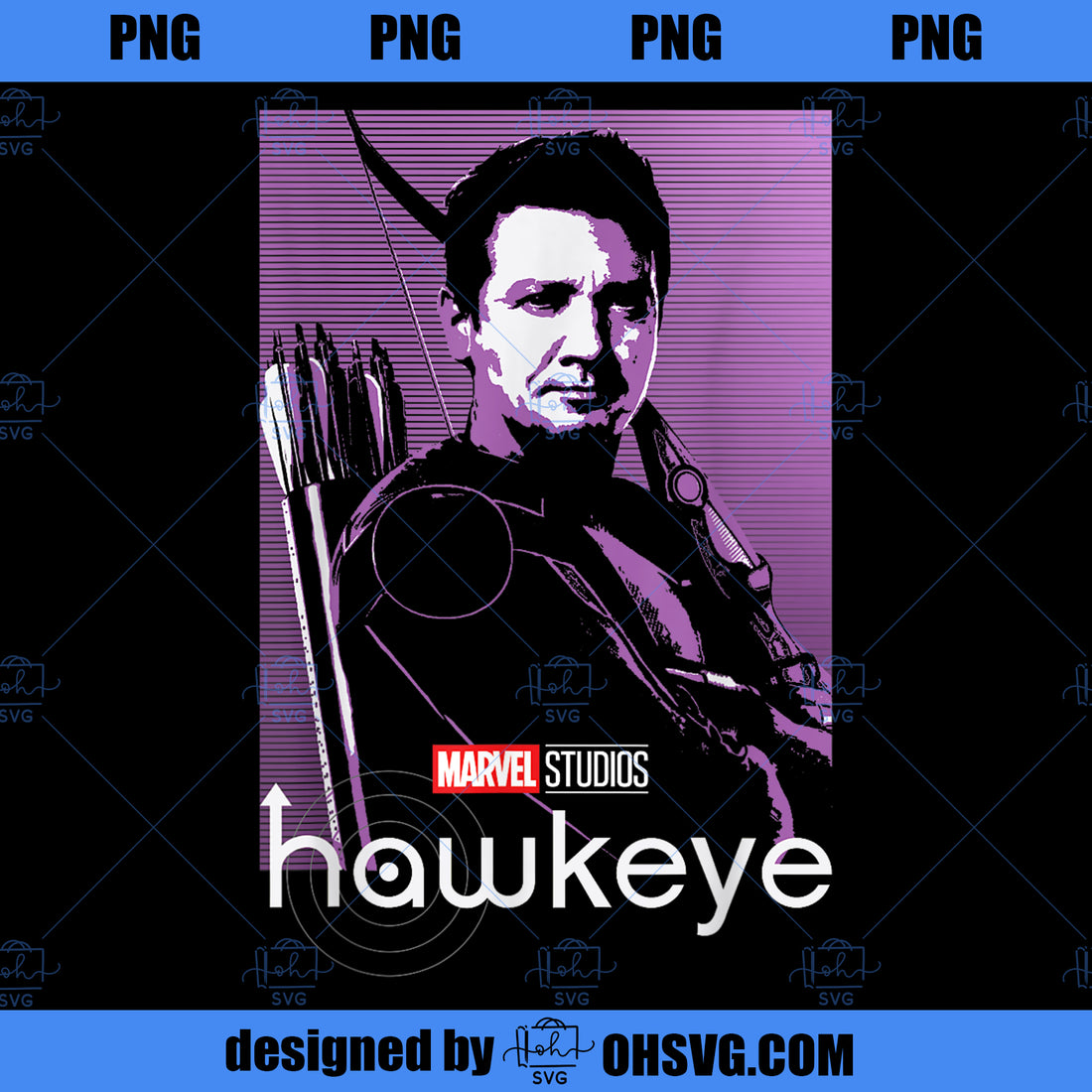 Marvel Hawkeye Pop Art Portrait PNG, Marvel PNG, Marvel Hawkeye PNG – ohsvg