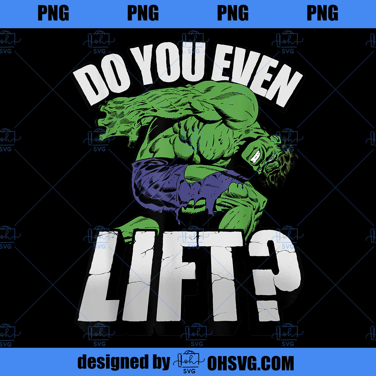 Marvel Hulk Do You Even Lift Retro Portrait PNG, Marvel PNG, Marvel Hu ...