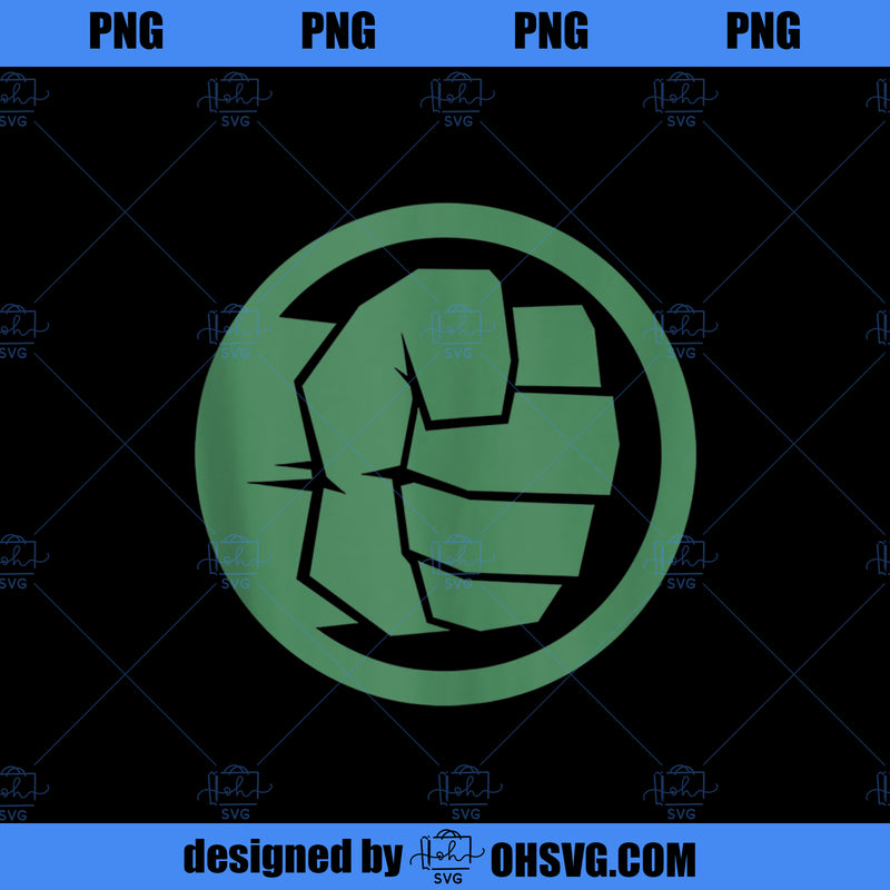 Marvel Hulk Fist Logo Stamp PNG, Marvel PNG, Marvel Hulk PNG - ohsvg