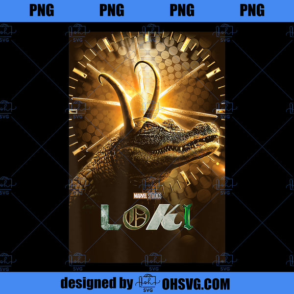 Marvel Loki Disney Alligator Loki Character Poster PNG, Marvel PNG, Ma ...