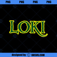 Marvel Loki The Ultimate Retro Logo Graphic PNG, Marvel PNG, Marvel Lo ...