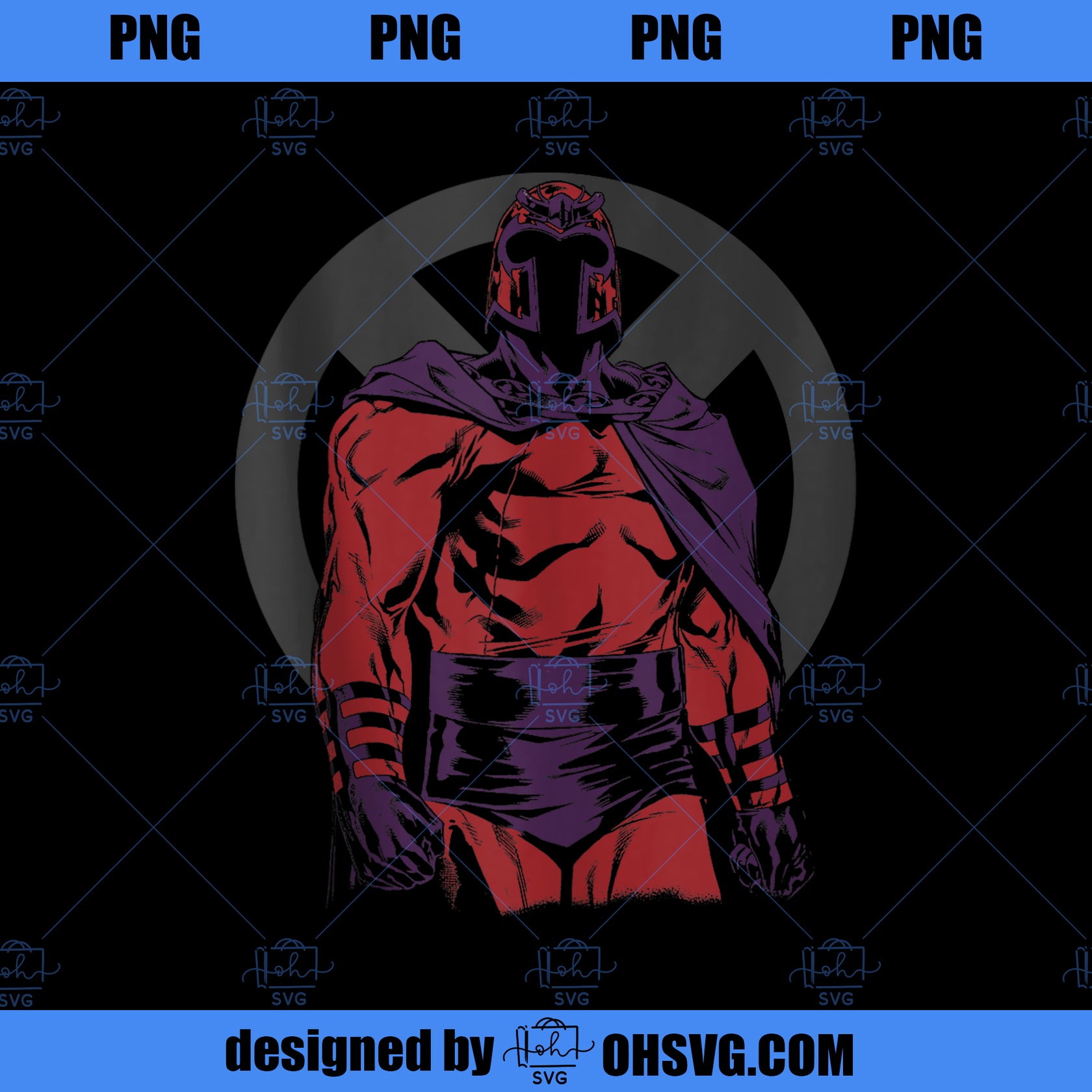 Marvel Magneto Colorful Silhouette Logo PNG, Marvel PNG, Marvel Loki P ...