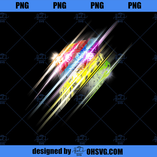 Marvel Rainbow Infinity Gauntlet with Infinity Stones PNG, Marvel PNG ...