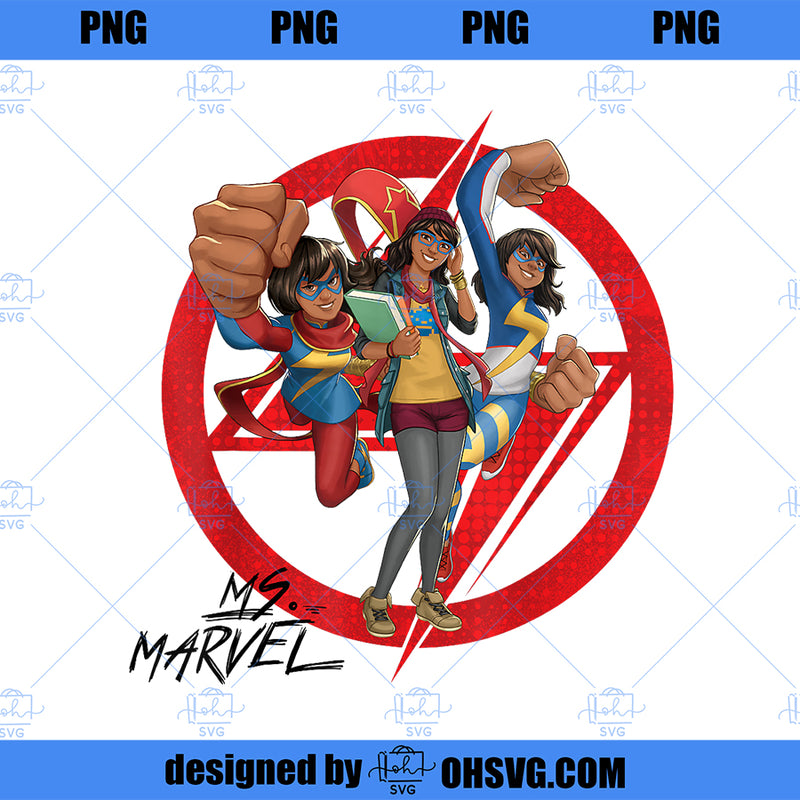 Marvel Rising Secret Warriors Ms Marvel Symbol Collage PNG, Marvel PNG ...