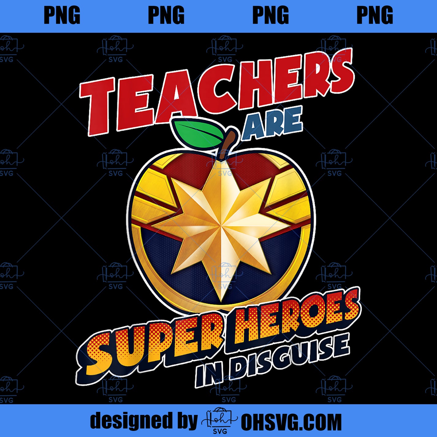 Marvel Teachers Are Super Heroes In Disguise Captain Marvel PNG, Marve ...