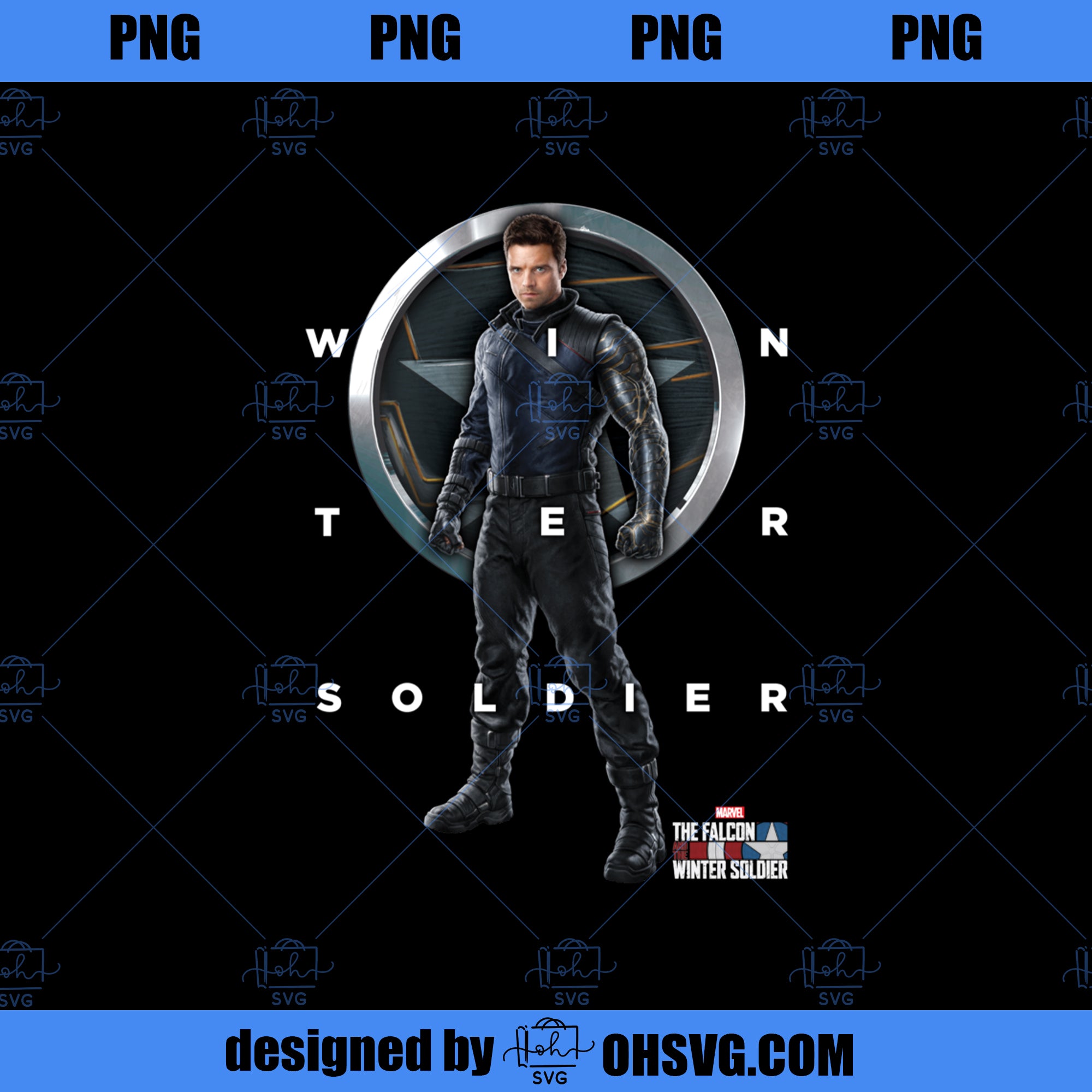 Marvel The Falcon And The Winter Soldier Bucky Shield PNG, Marvel PNG ...