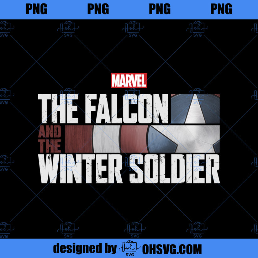 Marvel The Falcon And The Winter Soldier Shield Logo PNG, Marvel PNG ...