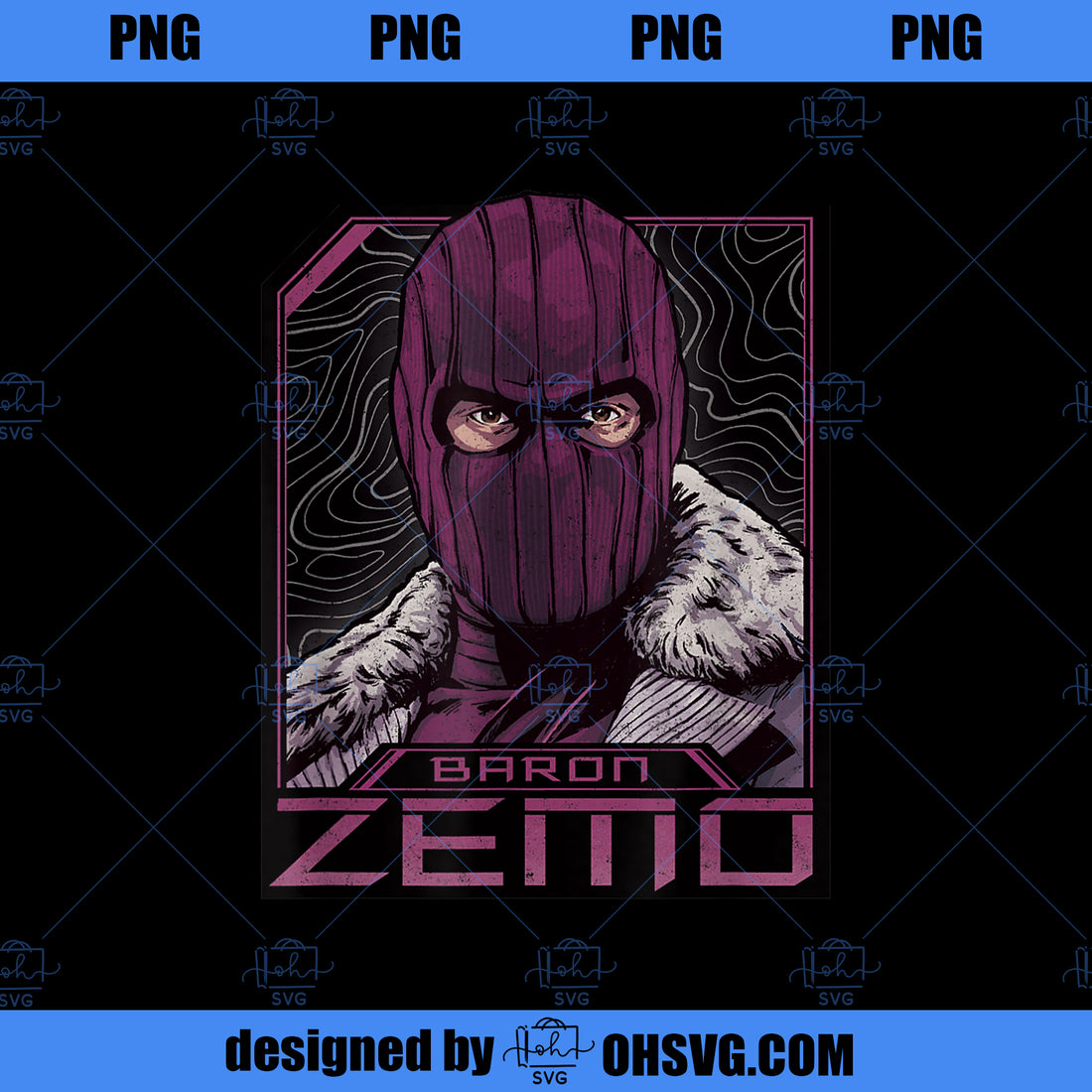 Marvel The Falcon and The Winter Soldier Baron Zemo Masked PNG, Marvel ...