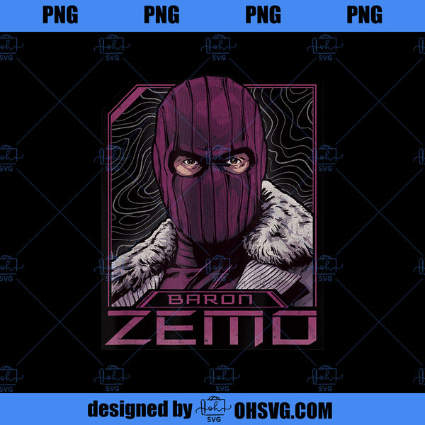 Marvel The Falcon and The Winter Soldier Baron Zemo Masked PNG, Marvel ...